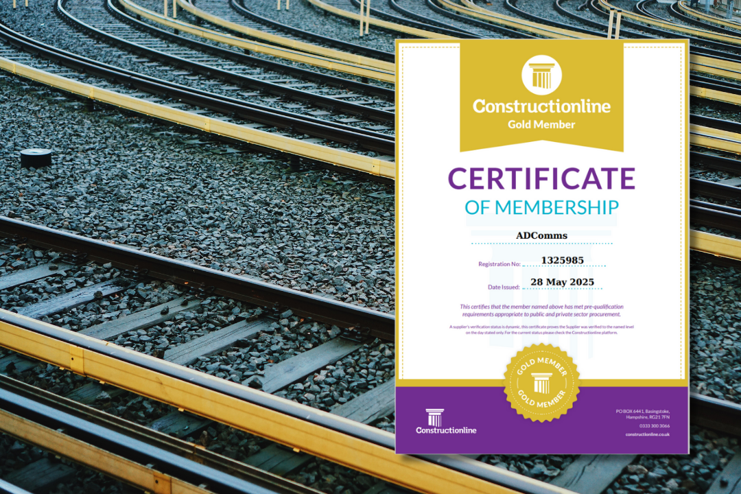 ADComms is now a Constructionline Gold Member | ADComms